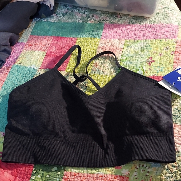 JoyLab | Intimates & Sleepwear | Nwt Xl Joy Lab Black Strappy Sports ...